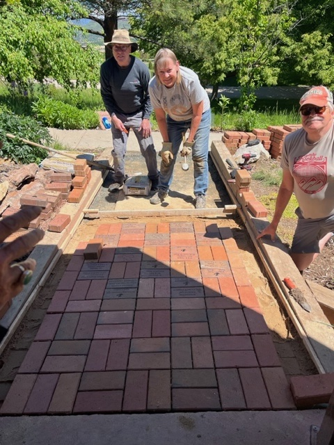 2023 Courage Garden Walkway Installation - Rotary Club of Golden
